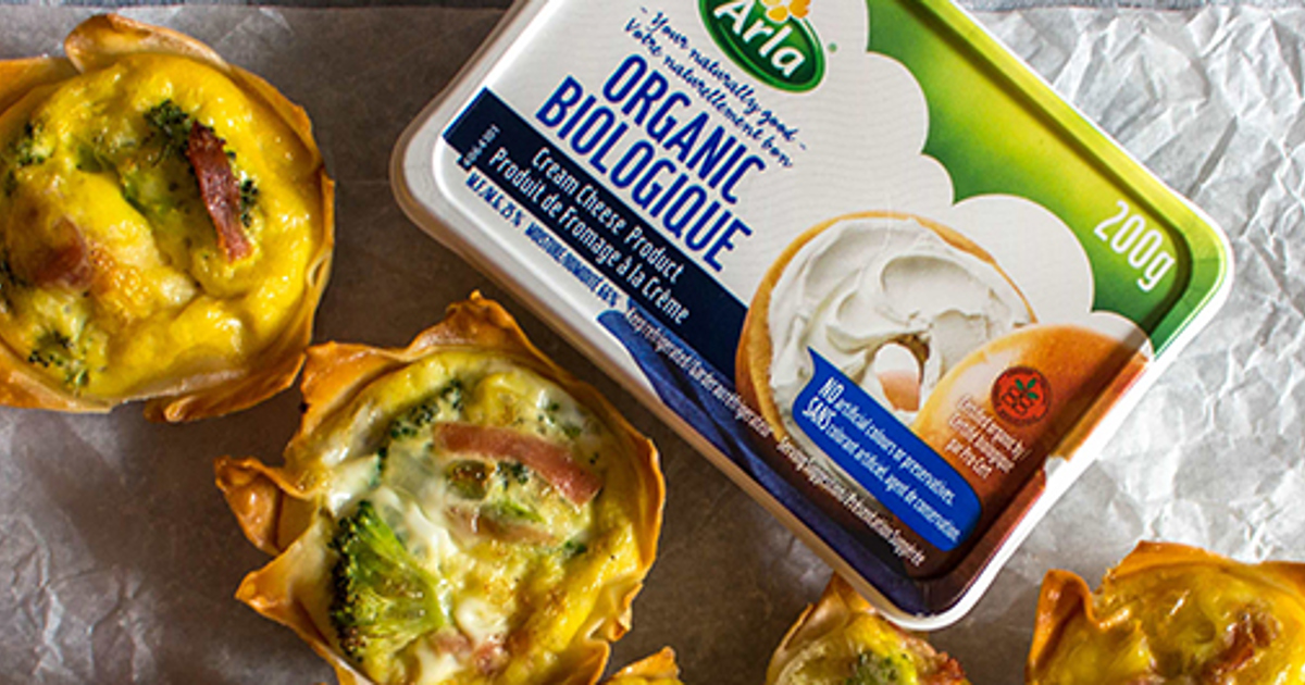 Breakfast Wonton Egg Cups | Arla Foods dairy product provides you with ...